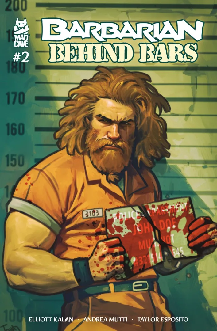 Barbarian Behind Bars #2 (Of 5) | AshAveComics.com