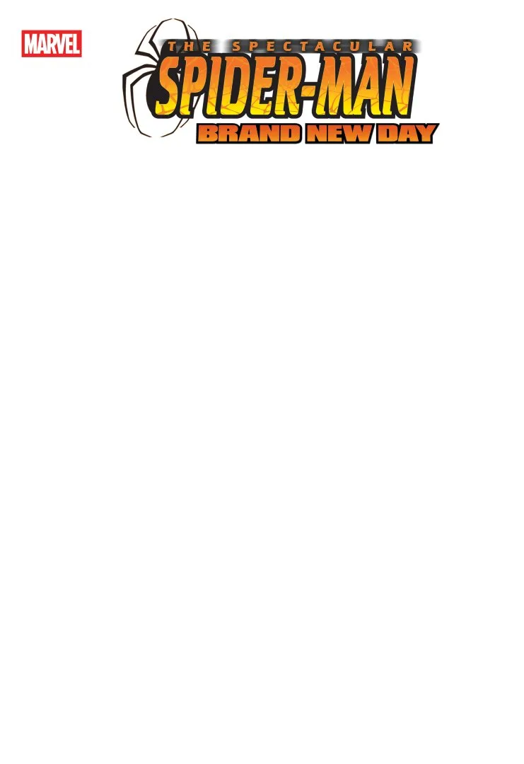 Spectacular Spider-Man: Brand New Day #1 Blank Cover Variant ...