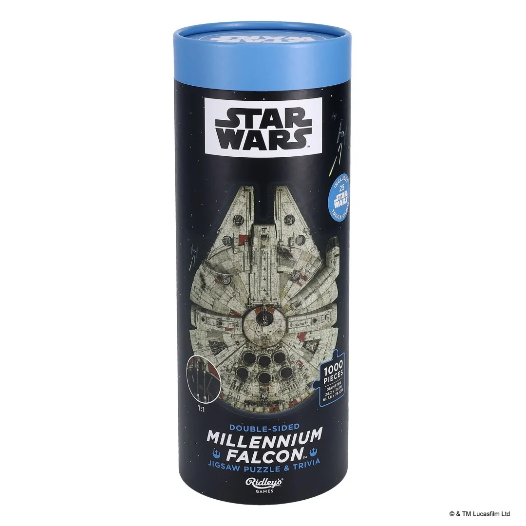 Star Wars Millennium Falcon Jigsaw Puzzle and Trivia | AshAveComics.com